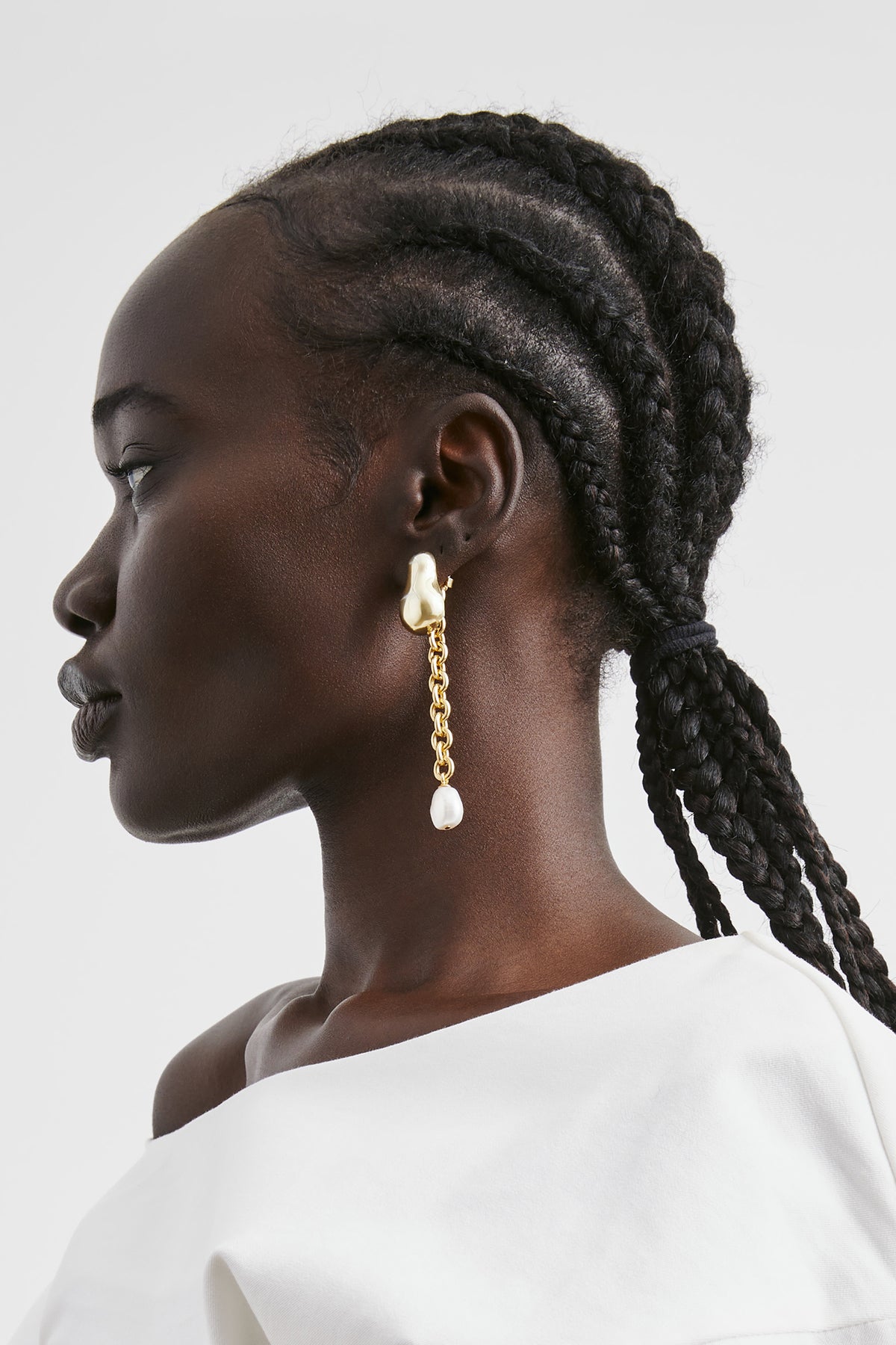 Kaya Pearl Earring Charm - Gold